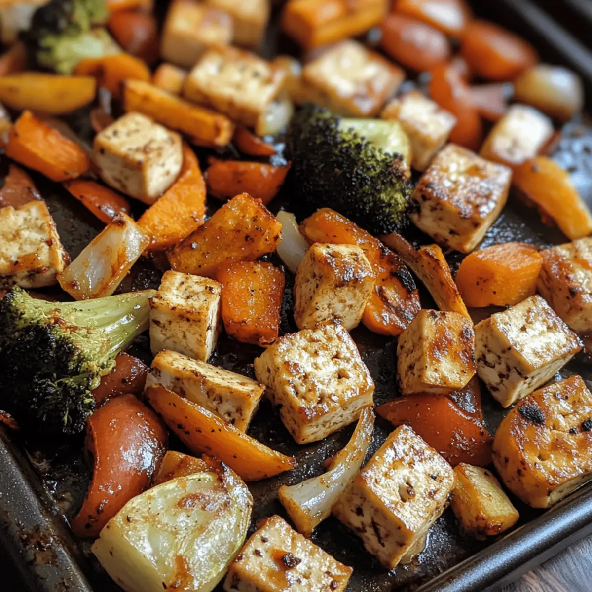 Ultimate Delicious Crispy Sheet Pan Roasted Tofu & Vegetables