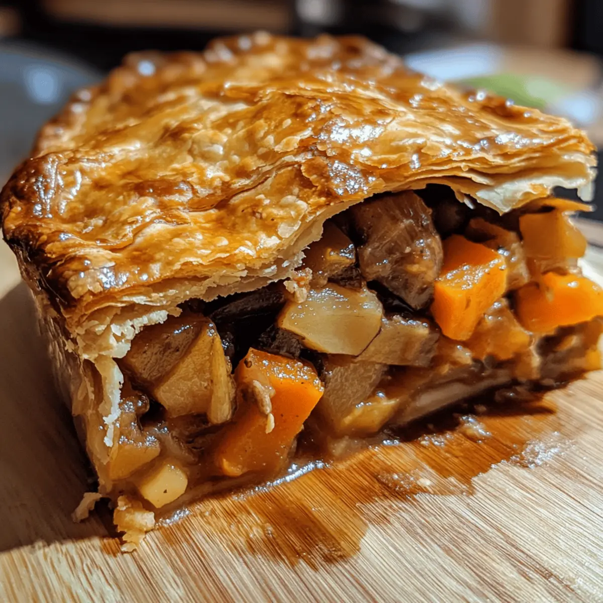 The Ultimate Comforting Flaky Lamb and Root Vegetable Pie