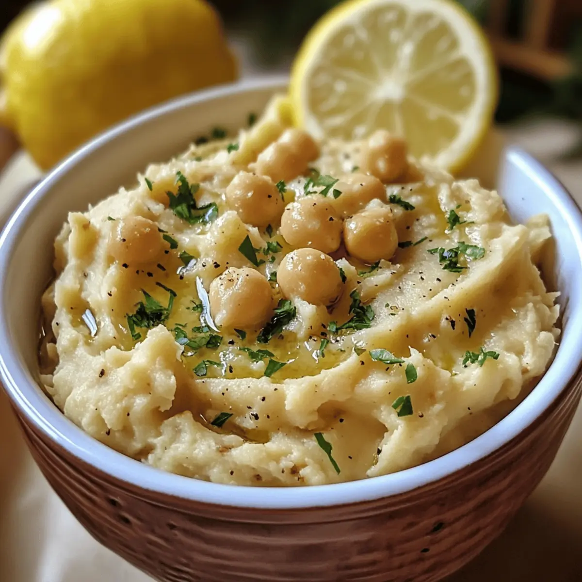 Creamy Mashed Chickpeas with Lemon: The Ultimate Delicious Feast