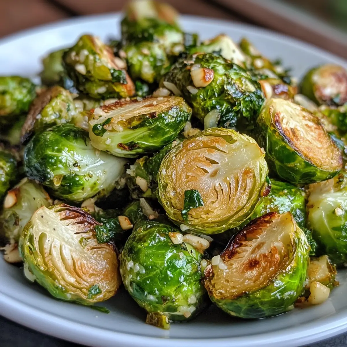 Easy Crispy Garlic Smashed Brussels Sprouts recipe – Guilt-Free